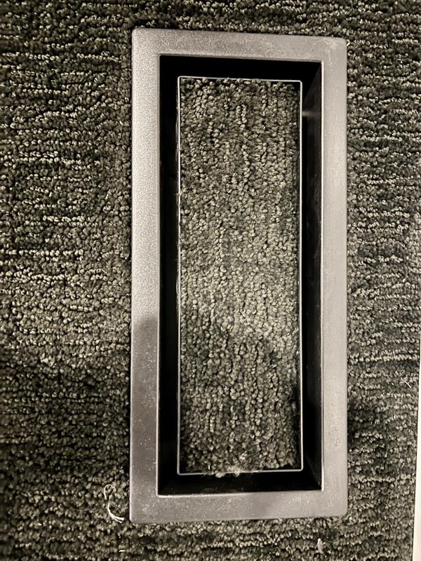 Fittes 4-in x 14-in 1-way Steel Matte Black Floor Register AV4X14BLK at ...