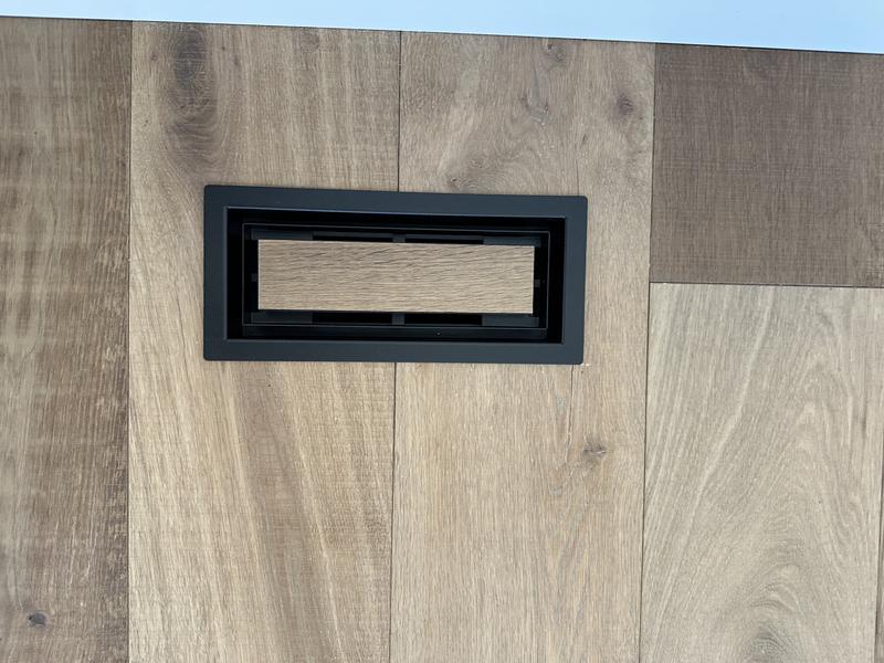 Fittes 6-in x 14-in 1-way Steel Matte Black Floor Register in the Floor ...