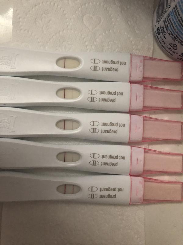 First Response Positive Pregnancy Test Faint Line