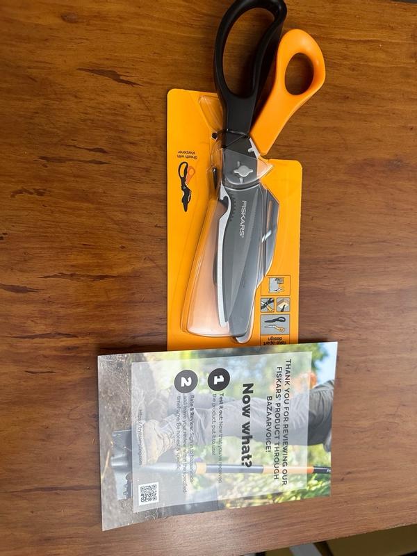 Fiskars Cuts+More Multi-Tool Stainless Steel Garden Shear 356922-4002 ...