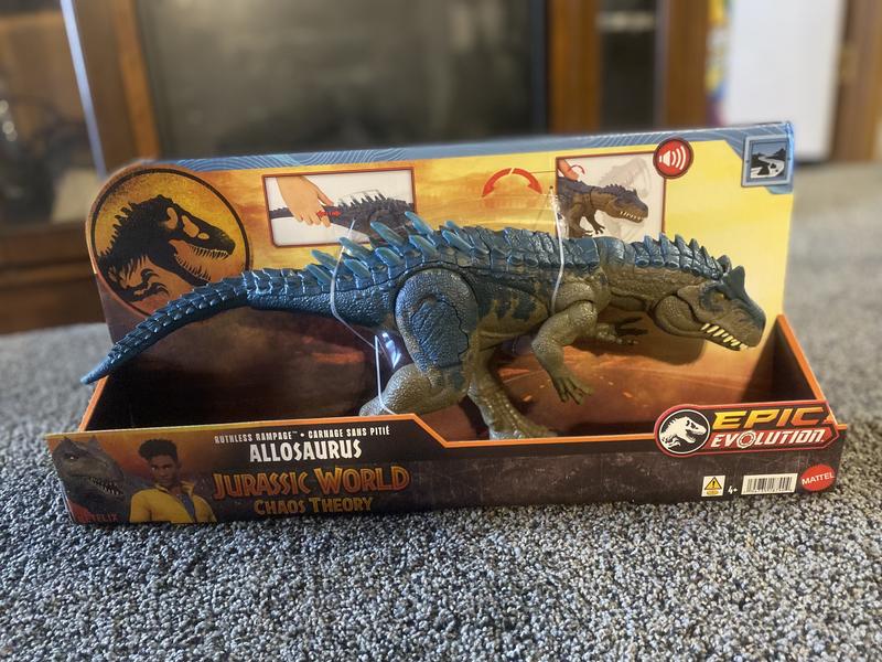 Jurassic World Ruthless Rampagin Allosaurus Dinosaur Toy with Attack ...