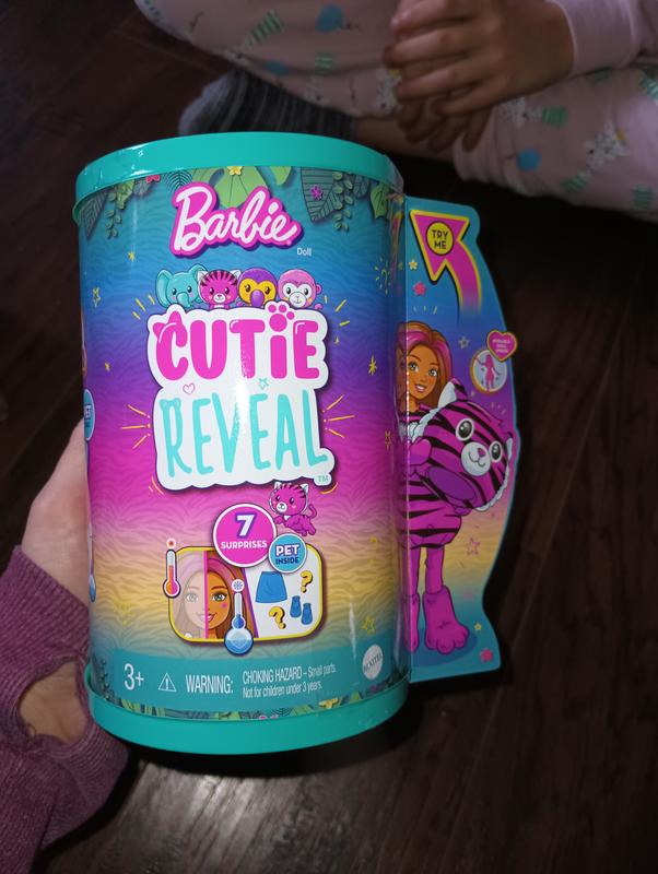 Barbie Cutie Reveal Jungle Series Chelsea Tiger Doll - Macy's