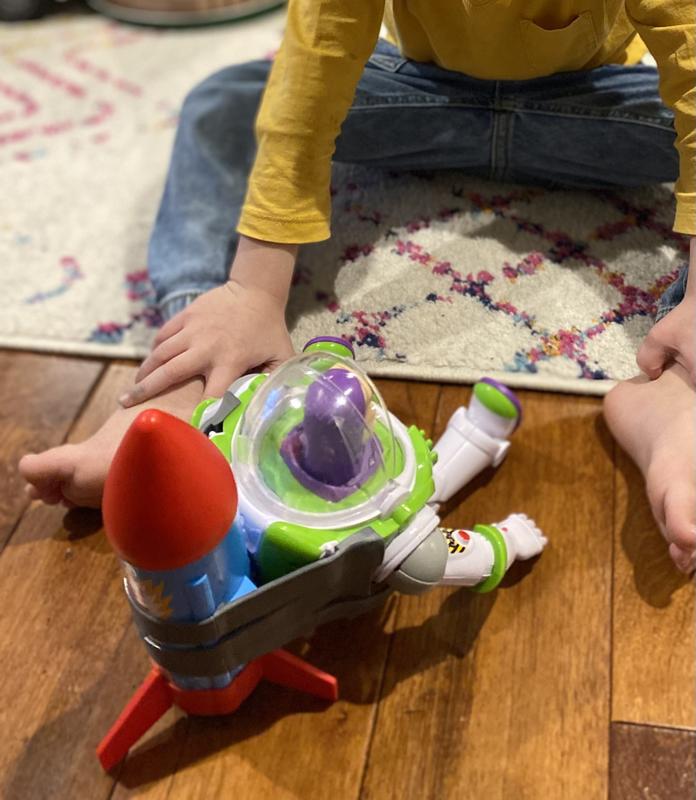 Disney Pixar Toy Story Buzz Lightyear 10" Action Figure Toy with Rocket ...