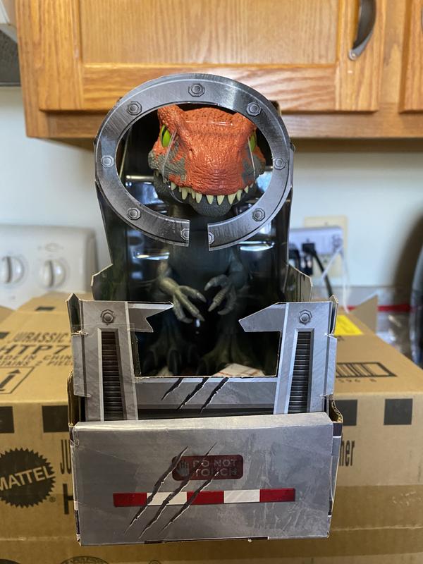 Jurassic World Crushivores Spinosaurus Cage Crasher Dinosaur Action ...