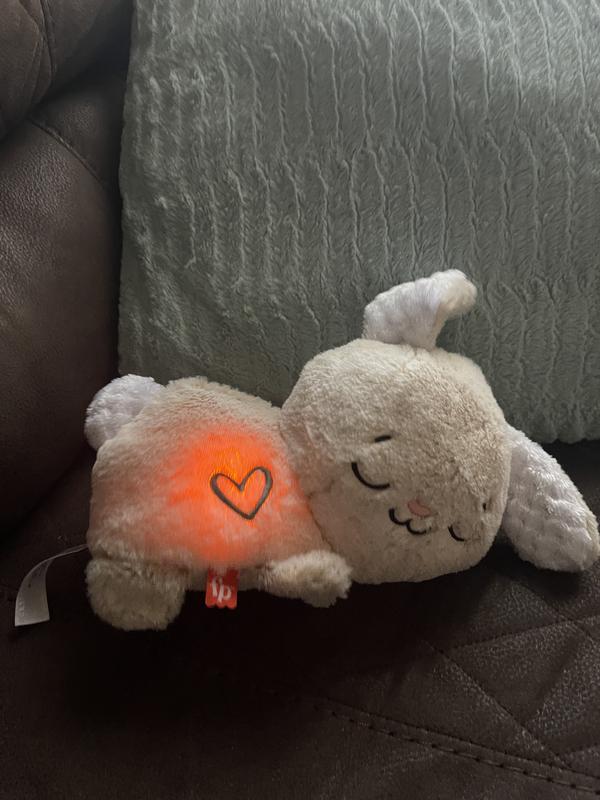 Fisher-Price Soothe Settle Bunny Plush Baby Toy Customizable Sound ...