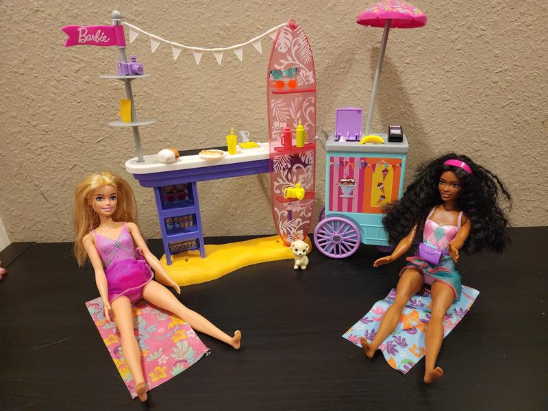 Barbie Beach Boardwalk Playset - Macy's