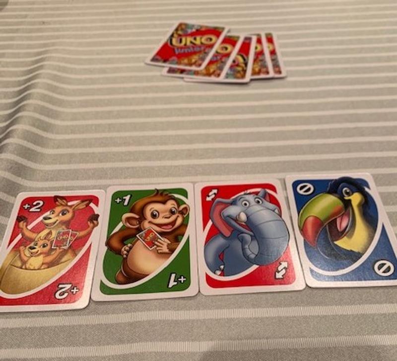 Mattel Uno Junior Matching Card Game Animal Safari - Macy's