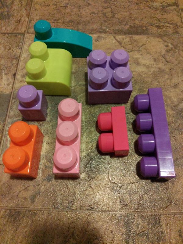 MEGA BLOKS 80-piece Big Building Bag Blocks for Toddlers 1-3, Blue - Macy's