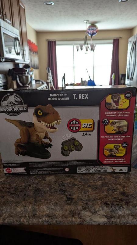Jurassic World Roarin Frenzy T-Rex RC Toy - Macy's