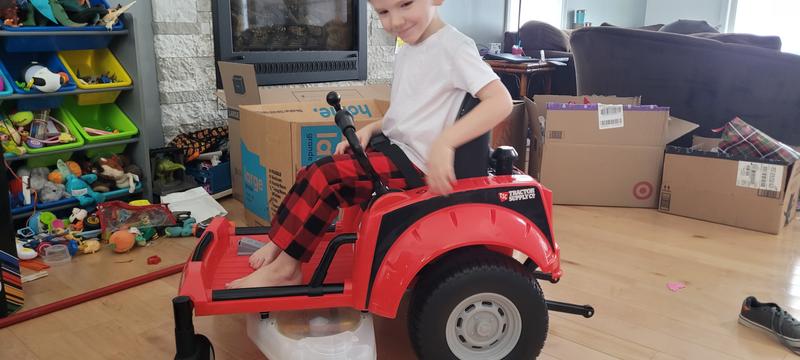 Tractor Supply 12V Zero-Turn Lawn Mower Ride-On Toy, Red at Tractor ...