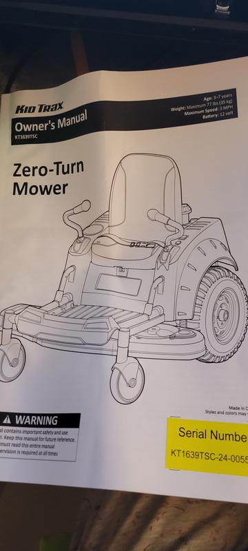 Tractor Supply 12V Zero-Turn Lawn Mower Ride-On Toy, Red at Tractor ...