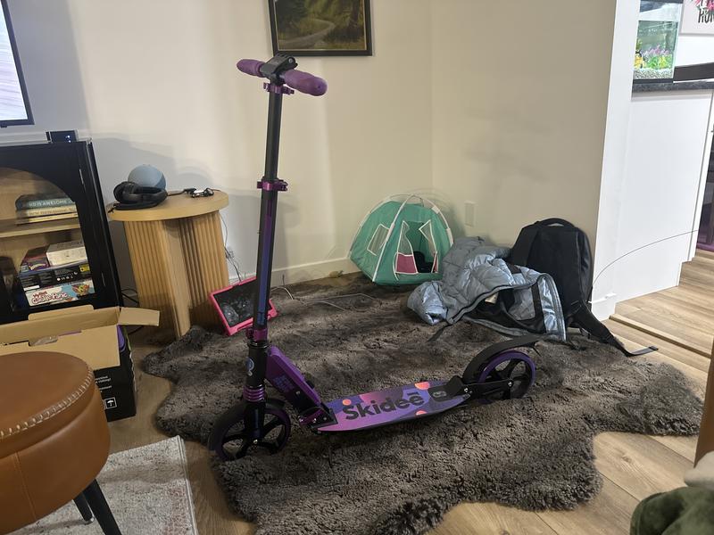 SKIDEE Kids Scooter 2 Wheel Scooter, Adjustable Handles, Folding ...