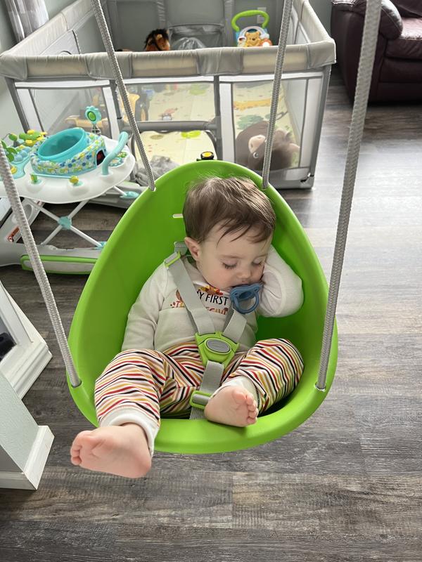 Swurfer Coconut Toddler and Baby Swing, 3-Point Adjustable Harness ...