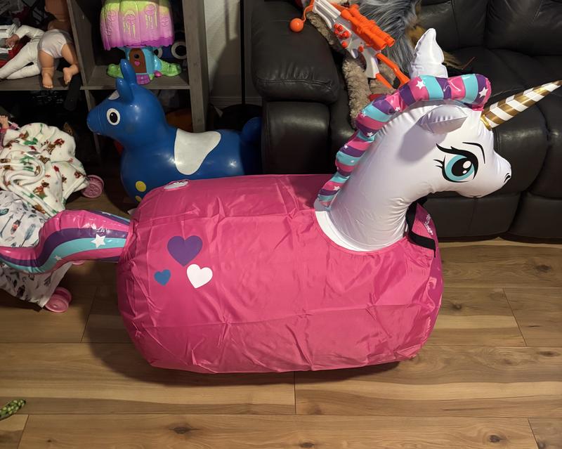 Waddle Large Inflatable Bouncy Hopper - Ride On, Indoor, Outdoor Toys ...