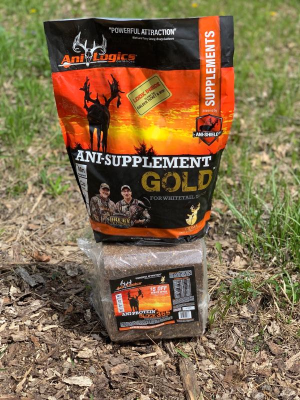 25lb Ani-protein Block Year-round Deer Supplement Ani-Logics Deer ...