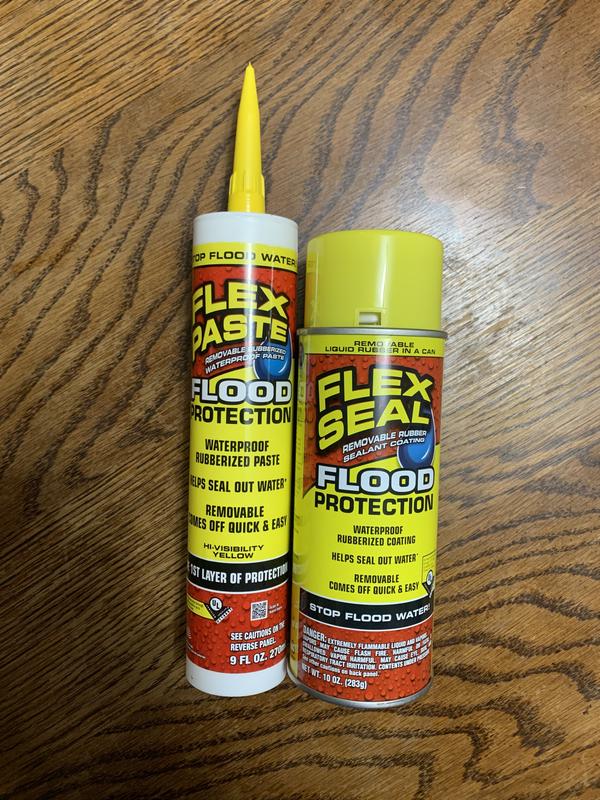 Flex Paste Flood Protection 6-fl oz Yellow Paste Waterproof Rubberized ...