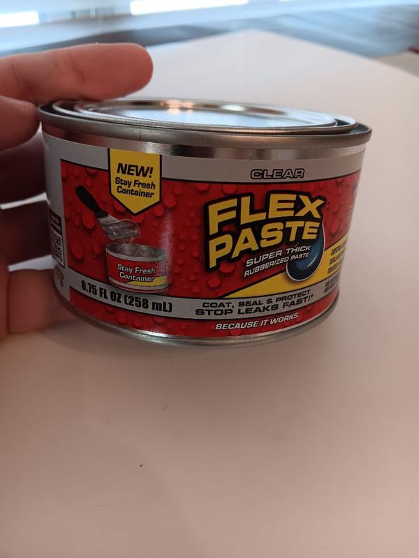 Flex Paste 26-fl oz Clear Paste Waterproof Rubberized Coating in the ...