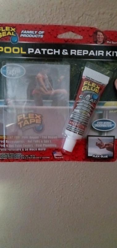 Flex Seal 0.3-ft Pool Vinyl Repair Patch Kit KITPOOLMINI-6 at Lowes.com