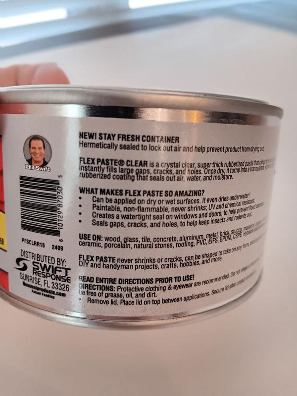 Flex Paste 26-fl oz Clear Paste Waterproof Rubberized Coating in the ...