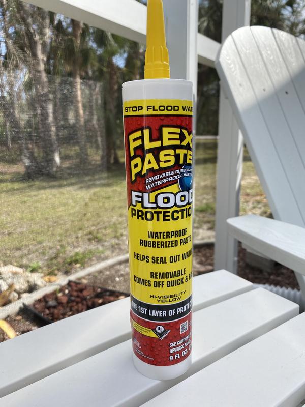 Flex Paste Flood Protection 6-fl oz Yellow Paste Waterproof Rubberized ...