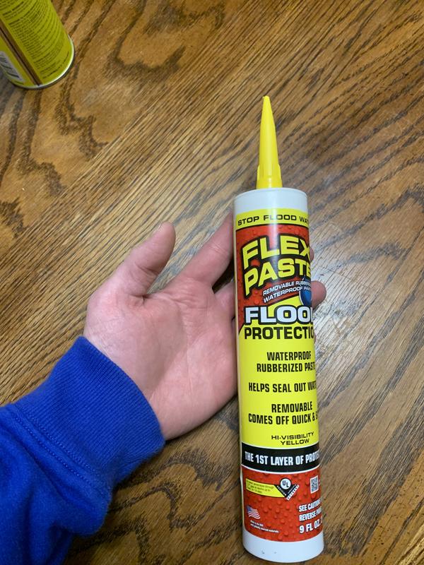 Flex Paste Flood Protection 6-fl oz Yellow Paste Waterproof Rubberized ...