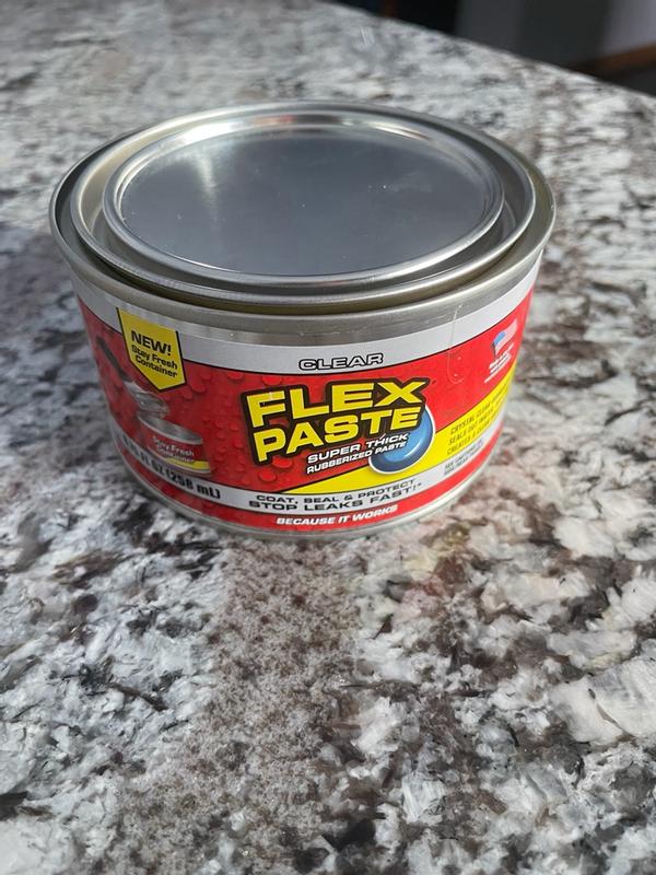 Flex Paste 26-fl oz Clear Paste Waterproof Rubberized Coating in the ...