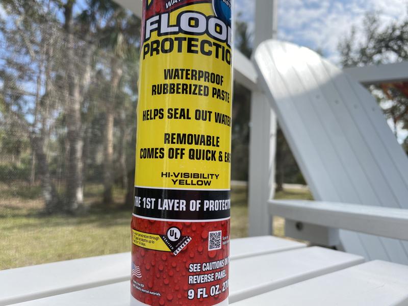 Flex Paste Flood Protection 6-fl oz Yellow Paste Waterproof Rubberized ...