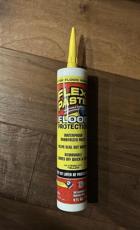 Flex Paste Flood Protection 6-fl oz Yellow Paste Waterproof Rubberized ...