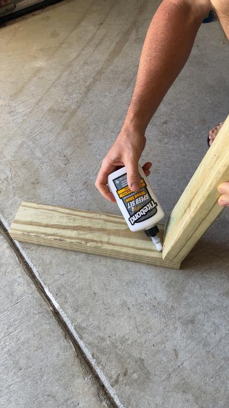 Titebond Speed Set Wood Glue Wood Adhesive (Actual Net Contents: 128-fl ...