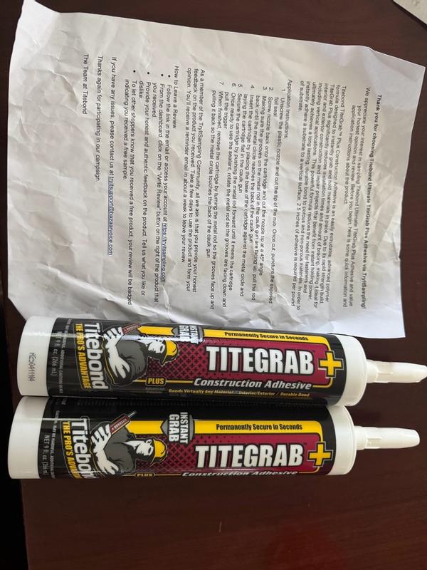 Titebond TiteGrab Plus Polymer-based Off-white Multi-use Interior ...