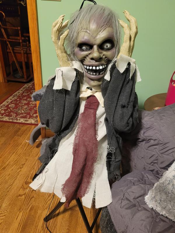 Shop Haunted Hill Farm Halloween Zombie Animatronic Decorations at ...