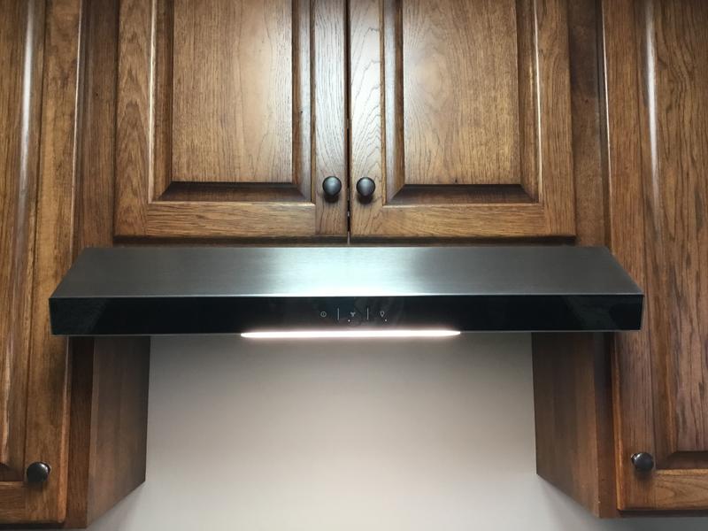 Frigidaire 30-in Convertible 330-CFM Stainless Steel Under Cabinet ...