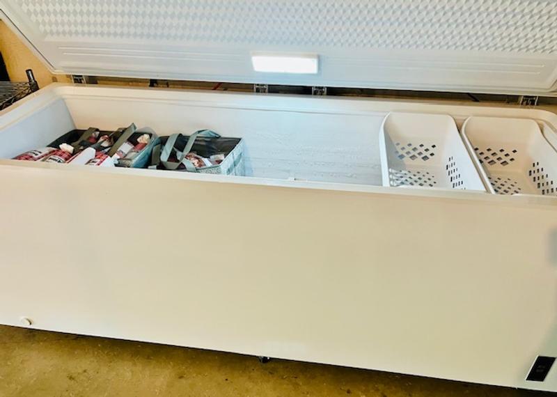 Frigidaire 24.8-cu ft Garage Ready Manual Defrost Chest Freezer with ...