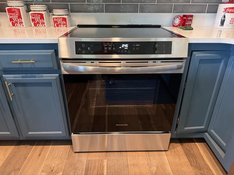 Frigidaire 30-in 4 burners 5.3-cu ft , Air Fry Convection Oven Slide-In ...