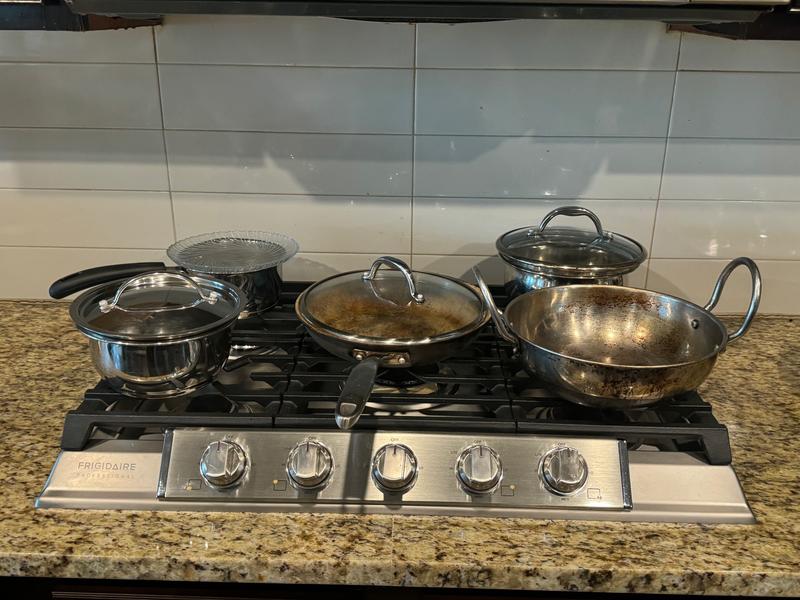 Frigidaire Professional 30-in 5 Burners Stainless Steel Gas Cooktop ...