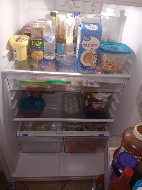 Frigidaire 20-cu ft Top-Freezer Refrigerator (Stainless Steel) Garage ...