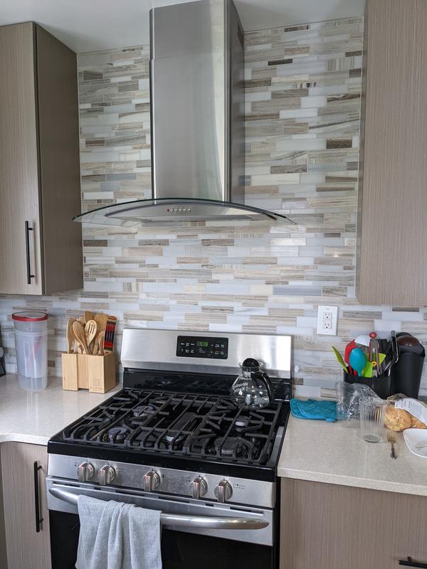 Frigidaire 30-in Convertible 400-CFM Stainless Steel Wall-Mounted Range ...