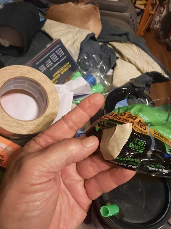 FrogTape Double Sided Poly Hanging Containment Tape 1.41-in x 25 Yard(s ...