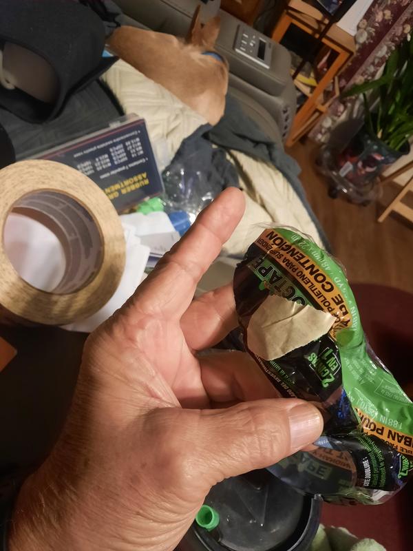 FrogTape Double Sided Poly Hanging Containment Tape 1.41-in x 25 Yard(s ...