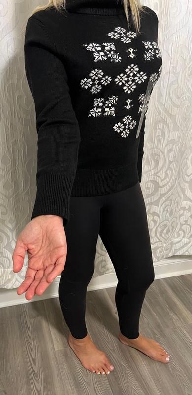 Tommy Hilfiger Women's Snowflake Graphic Turtleneck Sweater - Macy's