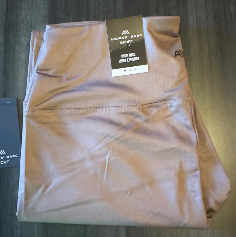 Andrew Marc Sport Women's High Rise 7/8 Length Liquid Leggings - Macy's