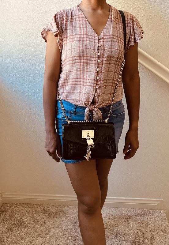 DKNY Elissa Small Flap Shoulder Bag - Macy's