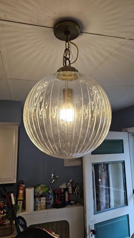 KOHLER Embra by Studio McGee 1 -Light Brushed Nickel Transitional Clear ...