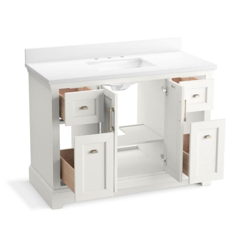 KOHLER Charlemont 36-in Light Oak Undermount Single Sink Bathroom ...