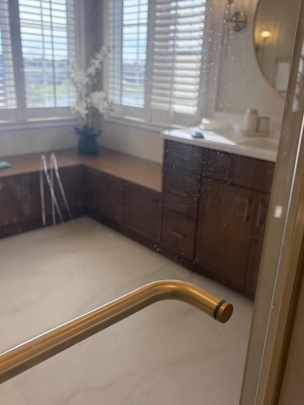 KOHLER Levity Bright silver 56-in to 60-in W x 59.7500-in H Frameless ...