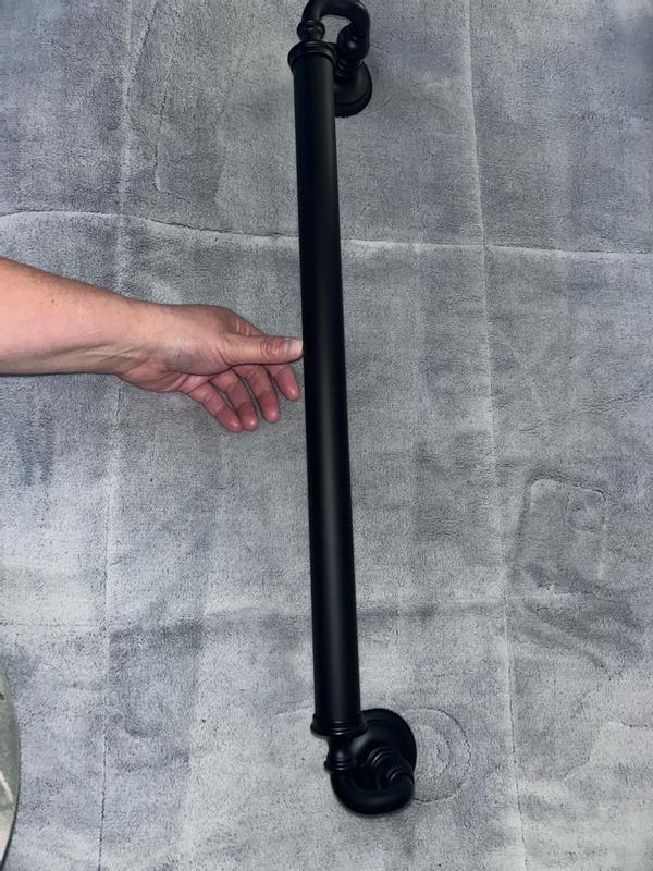KOHLER Artifacts 24-in Vibrant Brushed Nickel Wall-mount Grab Bar ( 300 ...