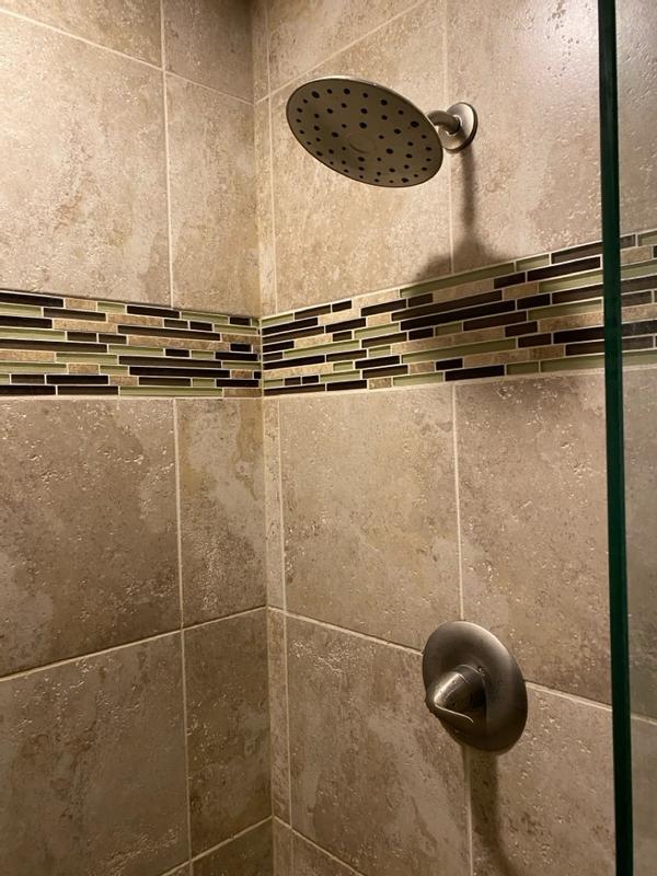 KOHLER Raindet Vibrant Brushed Nickel 8-in Round Fixed Rain 1.75 GPM ...