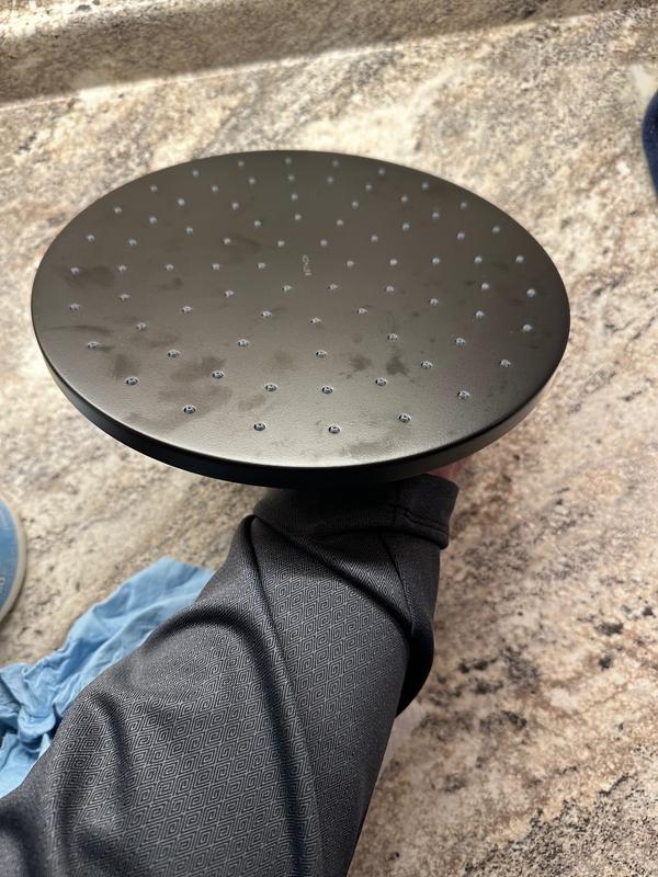 KOHLER Contemporary Vibrant Brushed Bronze 8-in Round Fixed Rain 2.5 ...