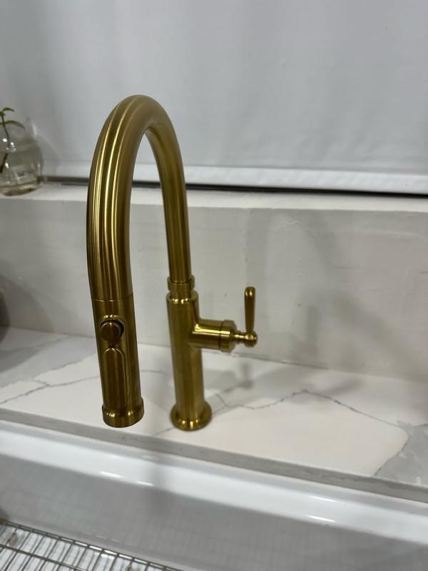 KOHLER Edalyn by Studio McGee Vibrant Brushed Moderne Brass Single ...
