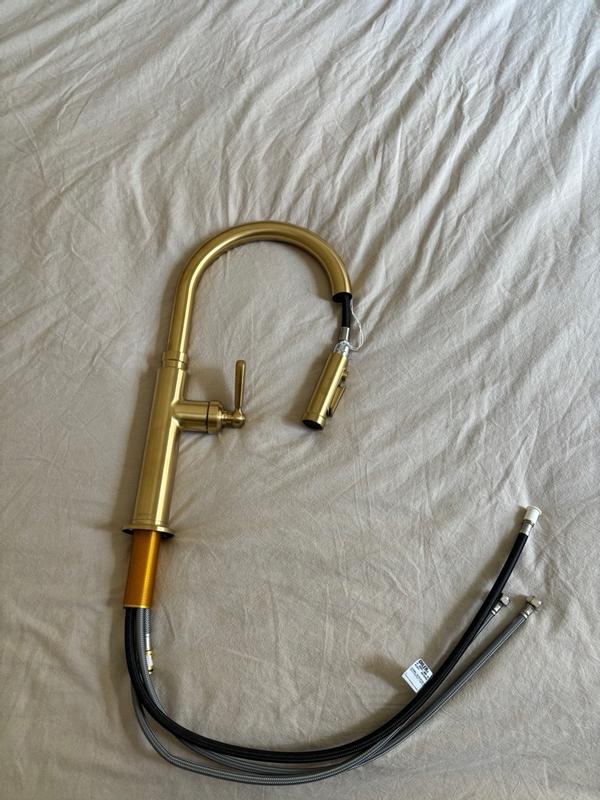 KOHLER Edalyn by Studio McGee Vibrant Brushed Moderne Brass Single ...